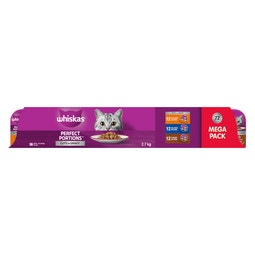 WHISKAS® PERFECT PORTIONS® Cuts in Gravy Chicken Entrée